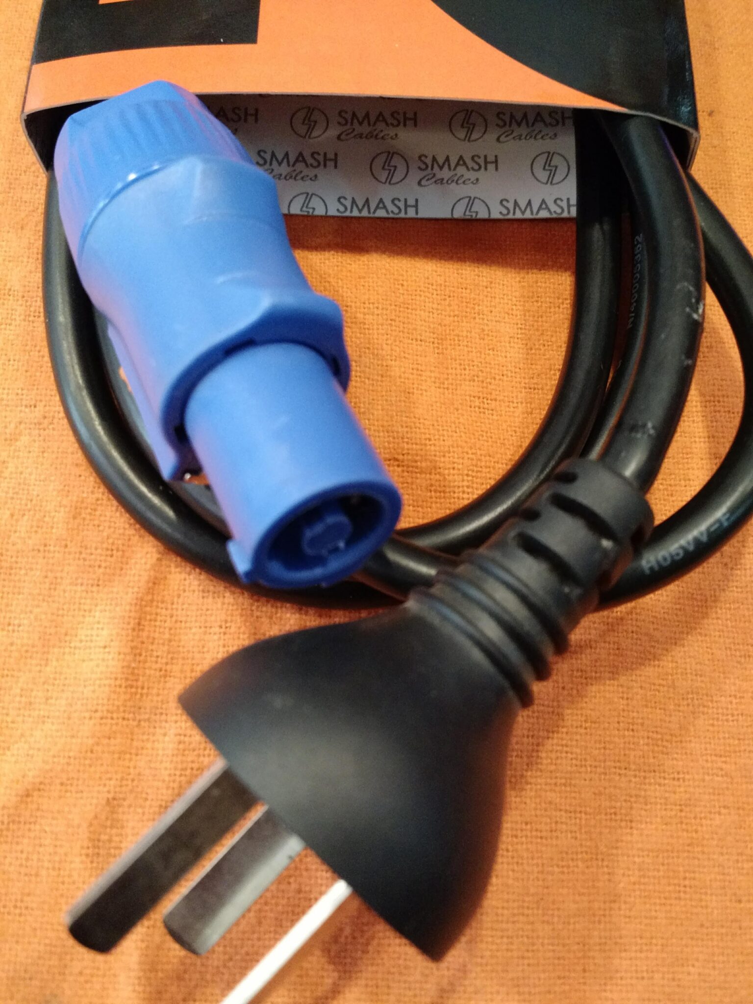 Cable De Alimentación 220V Powercon 2m - Smash Estándar P2E- 6 Meses De ...